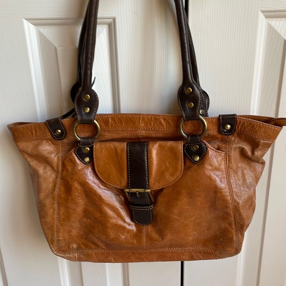 Nino BOSSI | Bags | Genuine Leather Handbag Fun Floral Interior | Poshmark